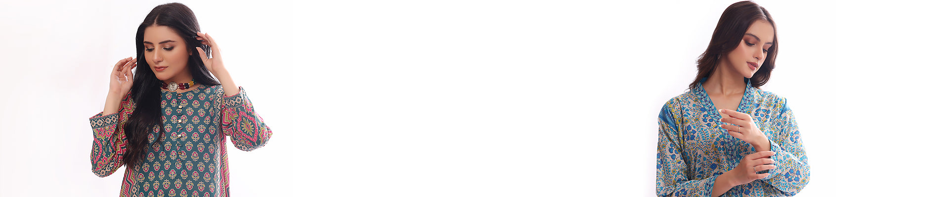 Shop Unstitched Ladies Suits Bloom Threads Collection - Oaks.pk